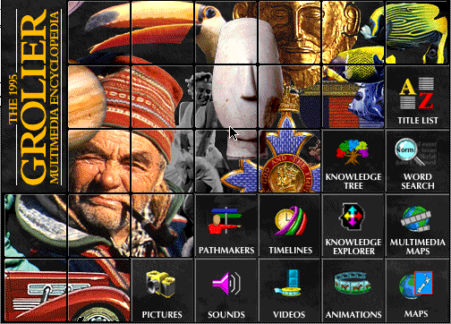 Library CDs: Grolier's Encyclopedia